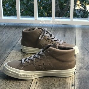 Converse | Shoes | Nwt Converse One Star Mid Malted Beige W Authentic ...